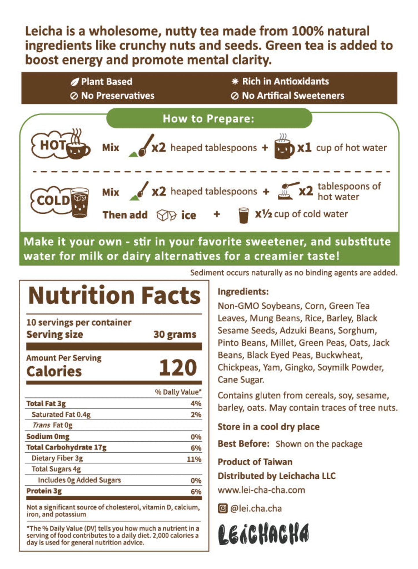 Green Tea Leicha – LEICHACHA